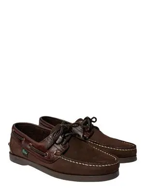 Paraboot Round Toe Casual Lace-up Shoes - Black