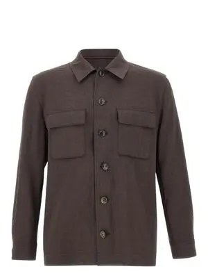 Hugo Boss Corvin Buttoned Overshirt - Black