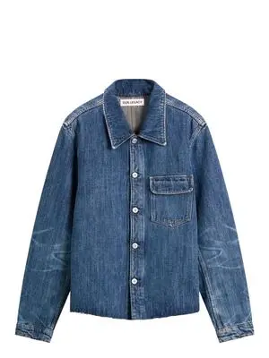 Our Legacy Cut Rebirth Denim Jacket - Blue