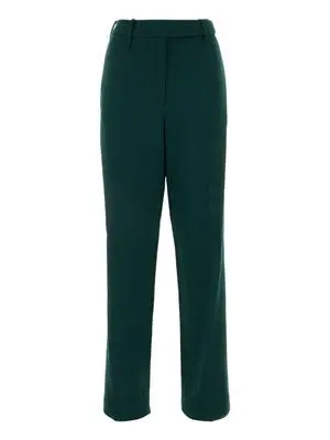 Alexandre Vauthier Tapered Trousers With Belt Rings - Green