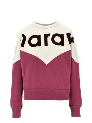 Isabel Marant Étoile Colour-block Logo Sweatshirt - Red
