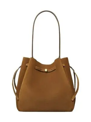 Tory Burch Suede Romy Tote Bag - Caramel