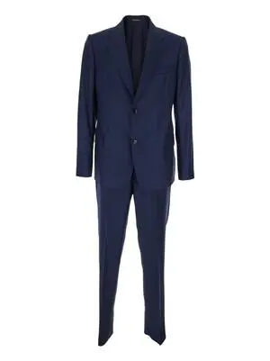 Emporio Armani Two-piece Single-breasted Suit - Blue
