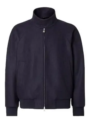 Fendi Zip-up Bomber Jacket - Blue