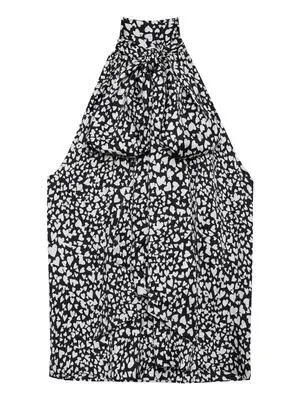 ANINE BING Anine Bing Brooke Top With Heart Print