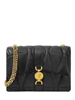 Versace Medusa Chain Shoulder Bag - Black  Gold