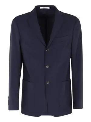 Eleventy Long-sleeved Suit Jacket - Black
