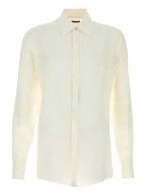 Dolce & Gabbana Dolce Gabbana Dg Embroidered Shirt - White