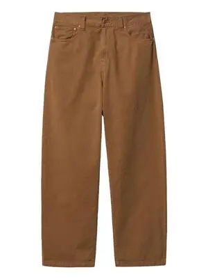 Carhartt Work In Progress Straight-leg Cotton Trousers - Brown