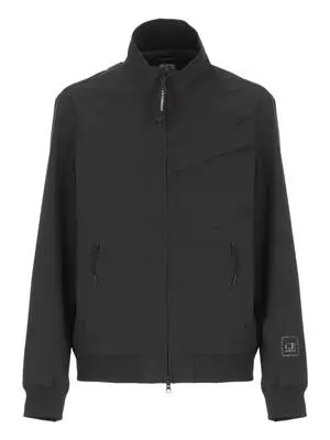 C.P. COMPANY Logo Patch Lightweight Jacket - Black