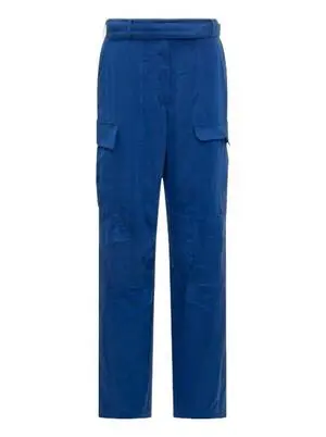 FERRAGAMO Straight Leg Cargo Pants - Blue