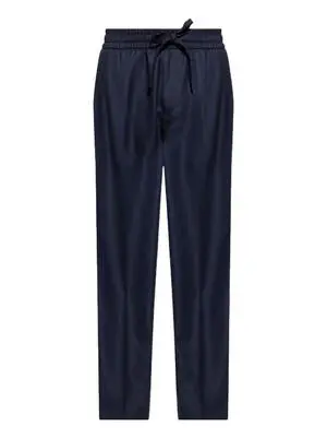Dolce & Gabbana Drawstring Track Trousers - Navy Blue