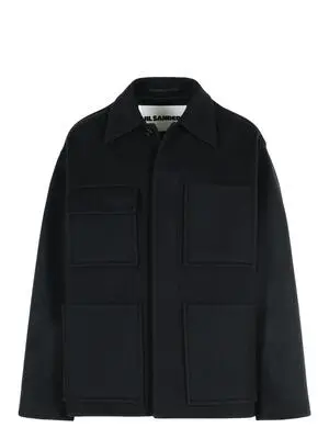 JIL SANDER Straight Hem Jacket - Black