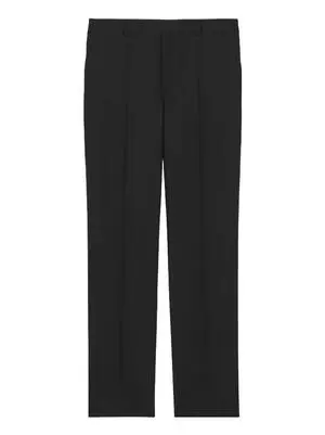 Saint Laurent Mid-rise Slim Fit Pants - Black