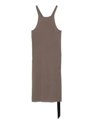 Rick Owens Sleeveless Racerback Tank Mini Dress - Gray