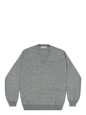 Brunello Cucinelli Brunello Cucinelli V-neck Sweater Gray