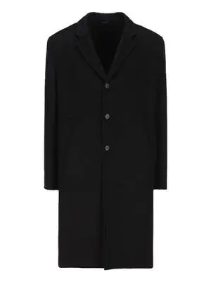 Prada Wool Single-breasted Coat - Black