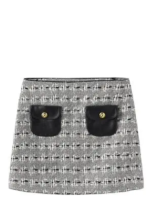 MARISSA CHIARA A-line Pocket Skirt - Grey