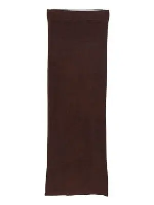 ENTIRE STUDIOS Ribbed Midi Skirt - Black
