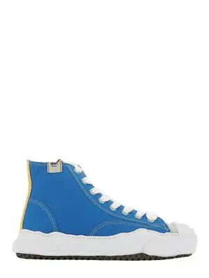Mihara Yasuhiro Multi-panel Lace-up Sneakers - Blue