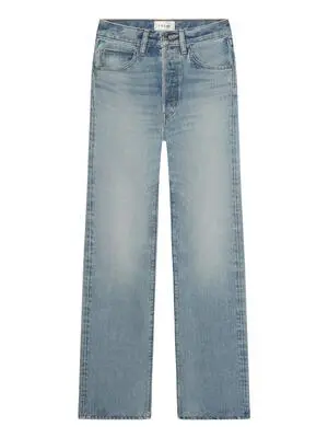 FRAME Frame The Vertical Straight-Leg Jeans Gray