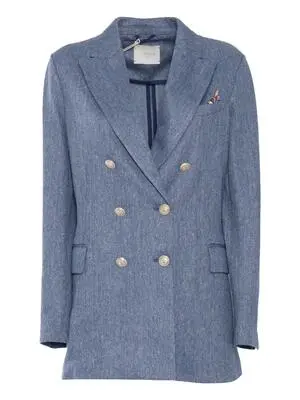 CIRCOLO 1901 Double-breasted Blazer - Gray