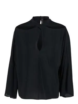 FEDERICA TOSI Federica Tosi Cut-Out Twisted Blouse