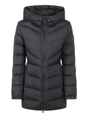Woolrich Hooded Down Jacket - Black