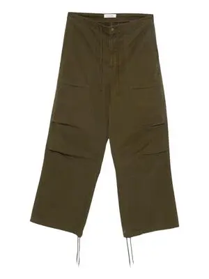 ENTIRE STUDIOS Workwear Trousers With Drawstring Waist And Cuffs - Green