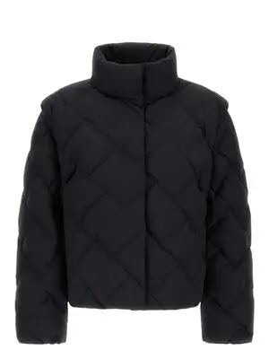 Herno Padded High Neck Jacket - Black
