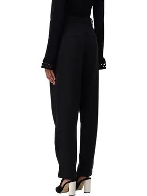 TWINSET Tailored Straight-leg Trousers - Black