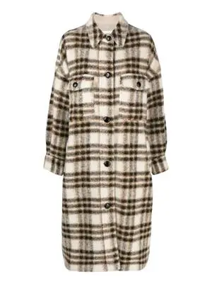 ISABEL MARANT ÉTOILE Isabel Marant Etoile Checked Shirt Coat
