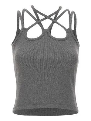 AVAVAV Camisole With Criss-cross Straps - Grey