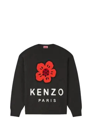 Kenzo Boke Flower Crewneck Sweatshirt - Black