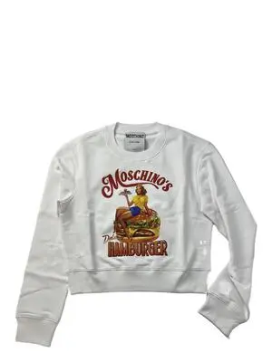 Moschino Round Neck Sweater - Gray