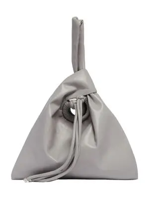 Nanushka Nanushka Jen Drawstring Clutch Bag Grey