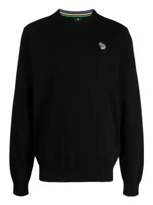Paul Smith Zebra Logo Jumper - Black