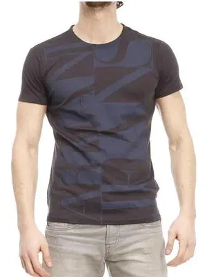 Emporio Armani Logo Printed T-shirt - Black