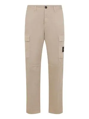Stone Island Tapered Cargo Trousers - No