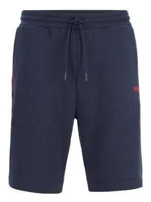 Hugo Boss Logo Straight Shorts - Black