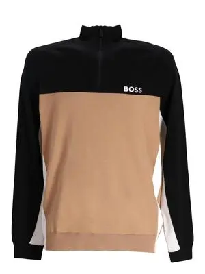 Hugo Boss Color Blocked Sweater - Black