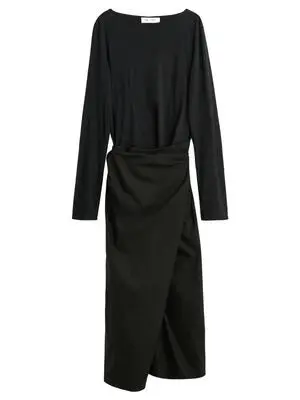 Our Legacy Twisted Wrap Dress - Black