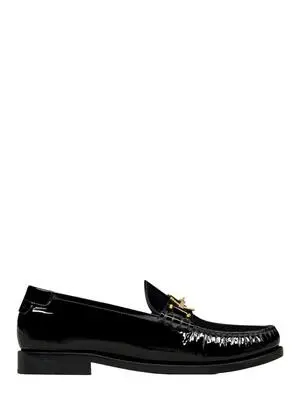 Saint Laurent Le Loafer Penny Slippers - Black