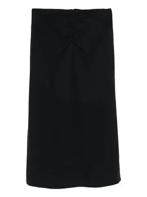 Etro Gathered Midi Skirt - Black