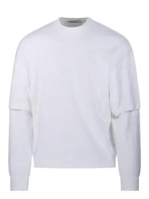 DARKPARK Troy Double-sleeved T-shirt - White