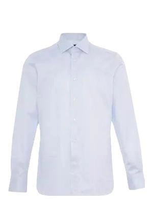 Zegna Lapel Long-sleeved Shirt No