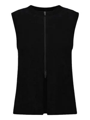 Herno Sleeveless Zip-front Gilet - Black