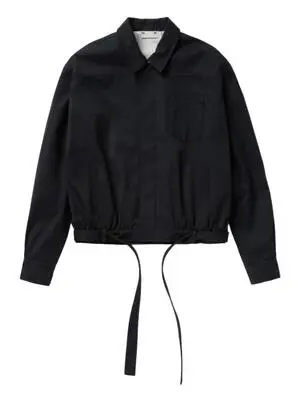 1989 STUDIO Belted Gabardine Jacket - Blue