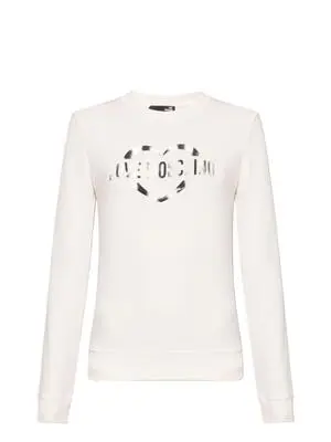 MOSCHINO Moschino Logo Print Crewneck Sweatshirt