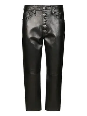 DONDUP Belt-loop Casual Pants - Black